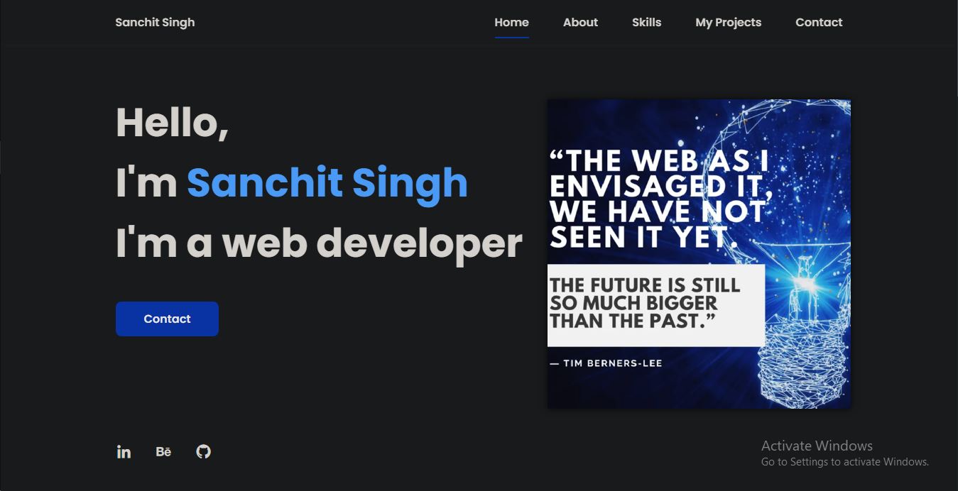 My Complete Responsive Portfolio